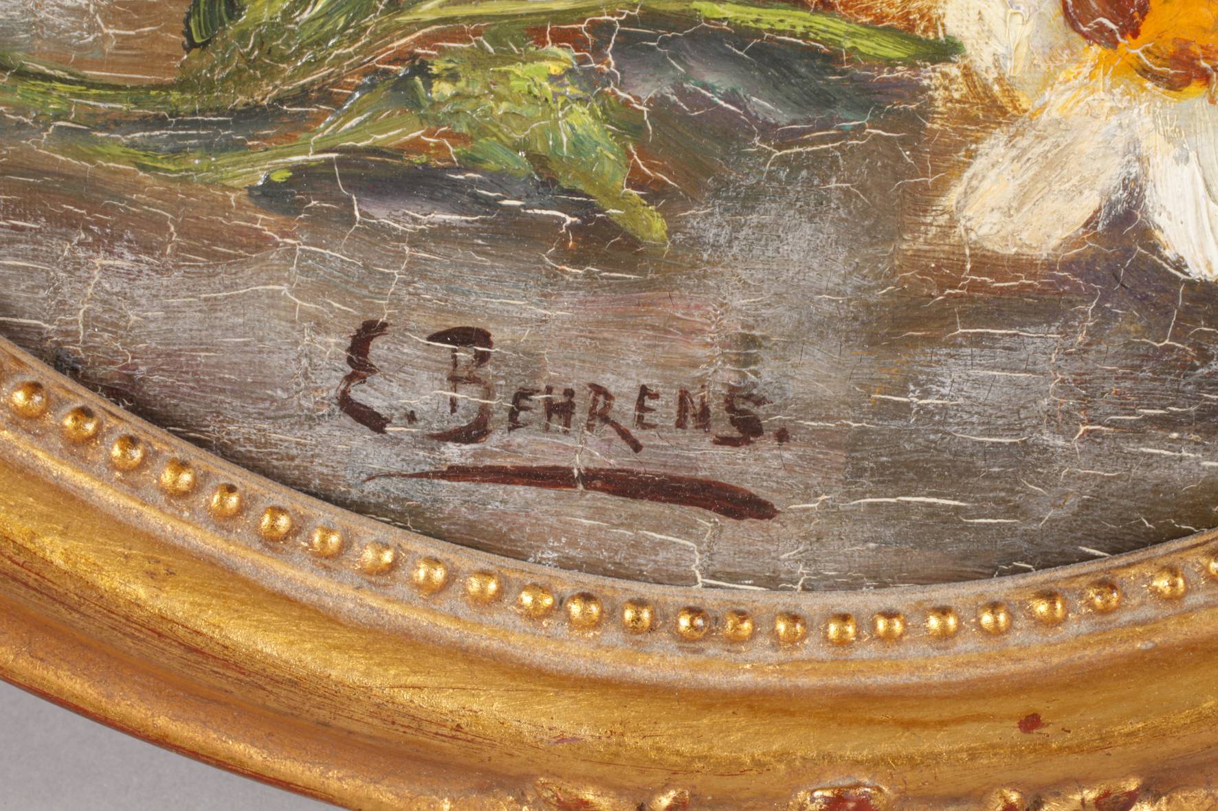 Emma Behrens, Margeritenstillleben - auctions & price archive